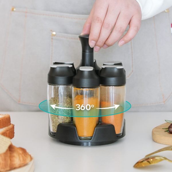 Revolving Spice Rack Organizer - SINOGLASS