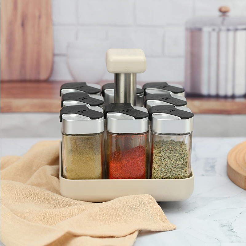 Revolving Spice Rack Set - SINOGLASS